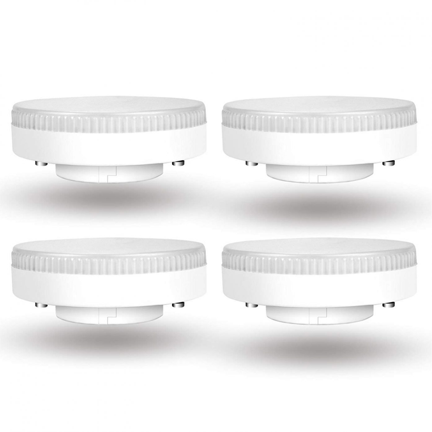 Litevance 4 Pcs LED GX53, 7W, 560lm, Warm White 3000K, Under Cabinet ...